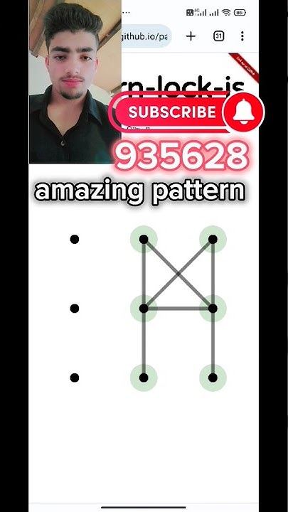 amazing pattern lock mobile screen simple pattern lock#shorts - YouTube