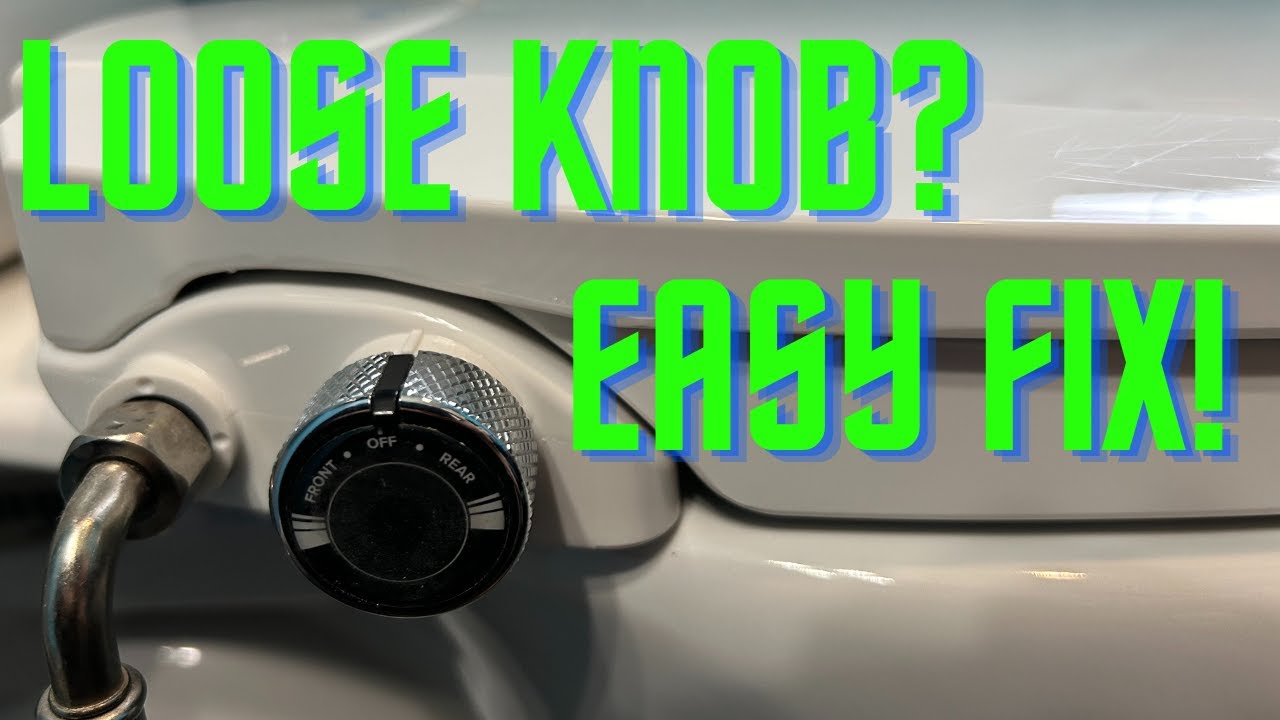 Quick DIY Fix for a Loose Bidet Toilet Seat Knob! - YouTube