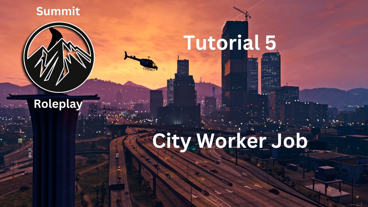 Summit Roleplay - Tutorial 5 - City Worker Job - YouTube