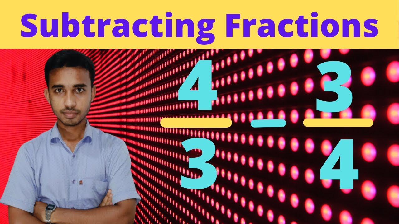 Subtracting Fractions || ভগ্নাংশের বিয়োগ || Easy method subtracting ...