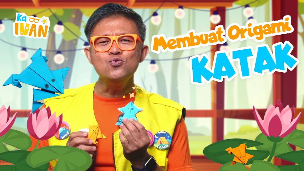 Membuat Origami Bentuk Katak 🐸 - YouTube