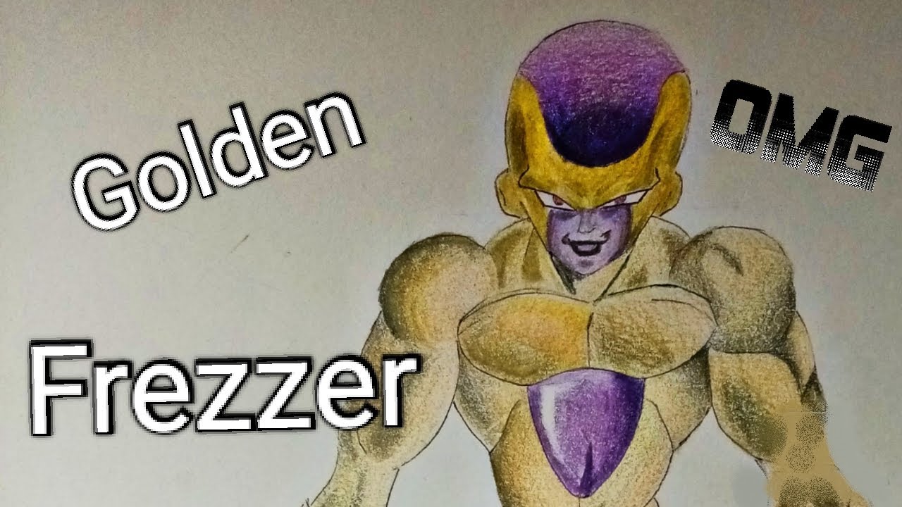 como DIBUJAR a (GOLDEN FREEZER) | How to draw Gold Freezer - YouTube