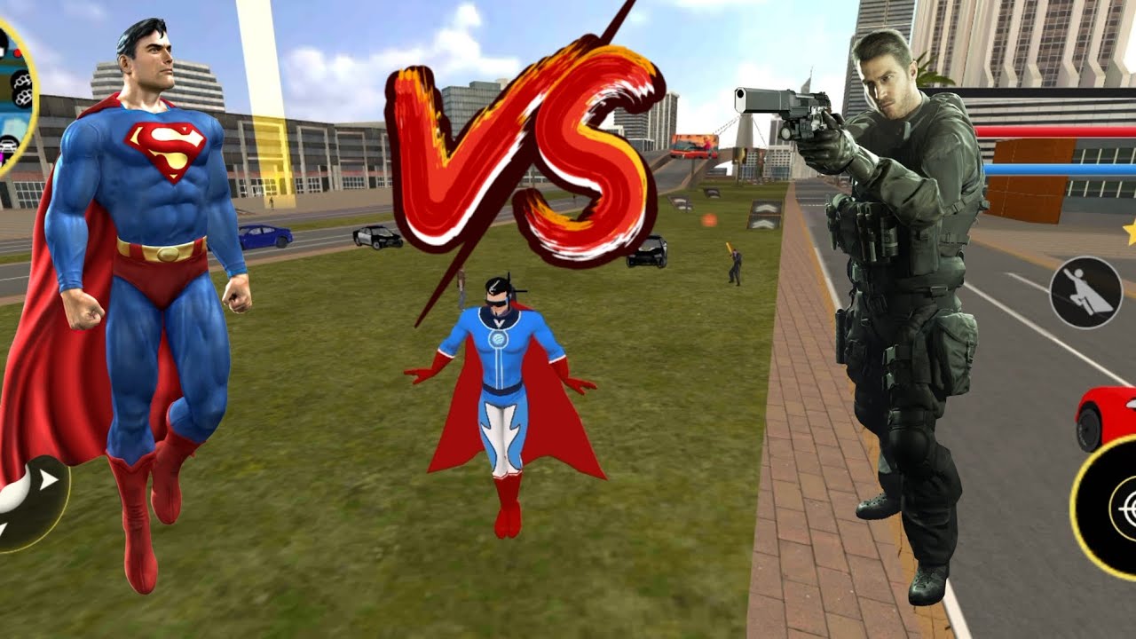 superman vs police 🚓 | superman or police 🚓 ki ladai - YouTube