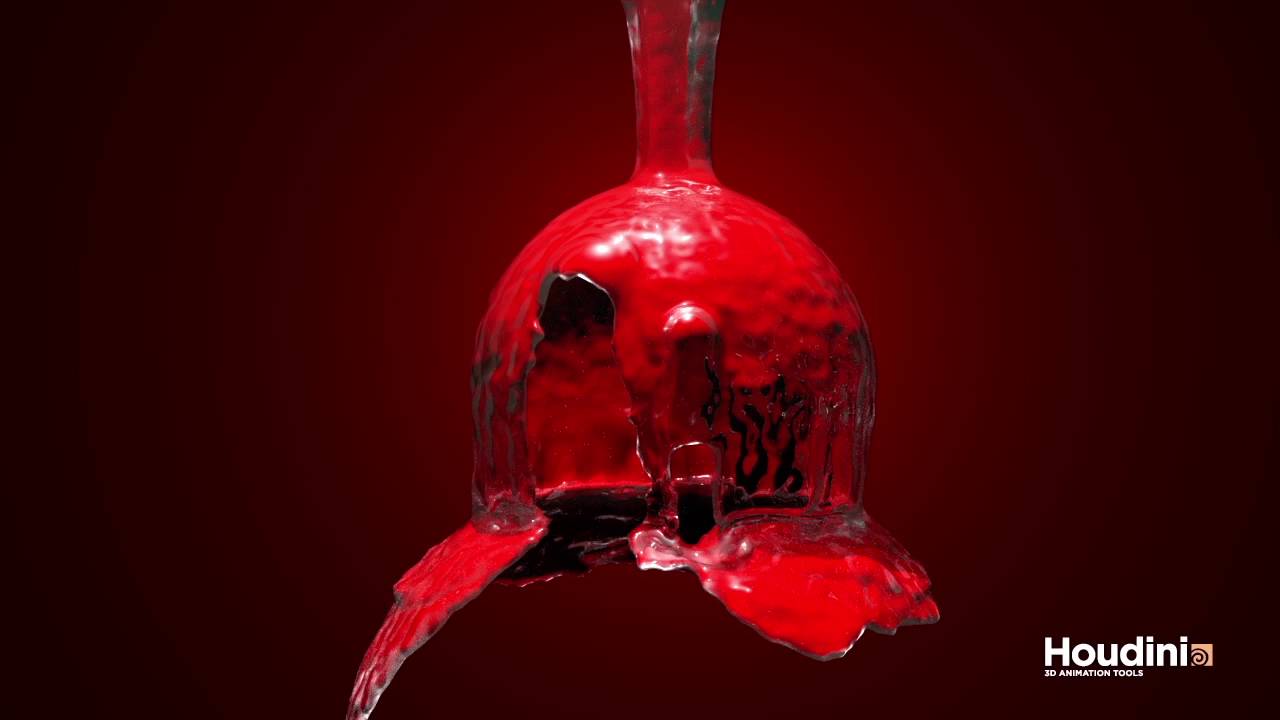 Viscous Fluid Effect in Houdini 14 - YouTube