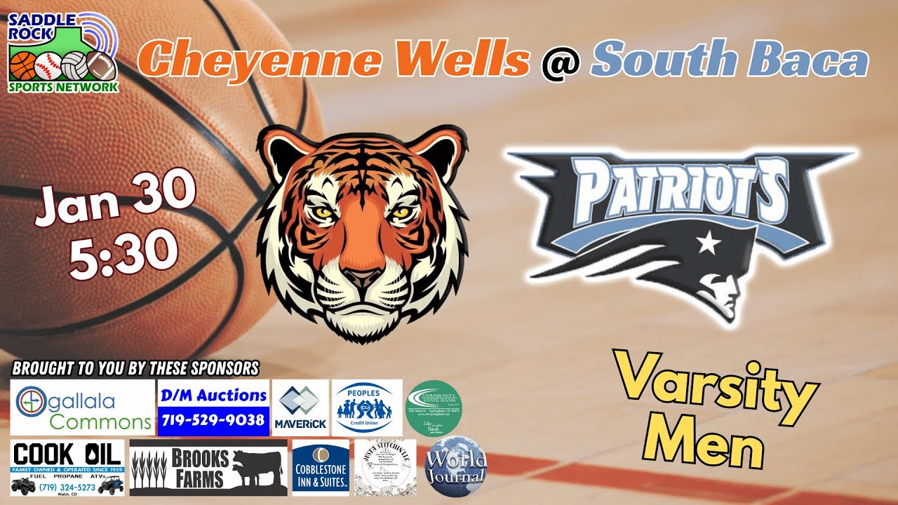 Cheyenne Wells @ South Baca - Varsity Men - Jan 30, 2026 - YouTube