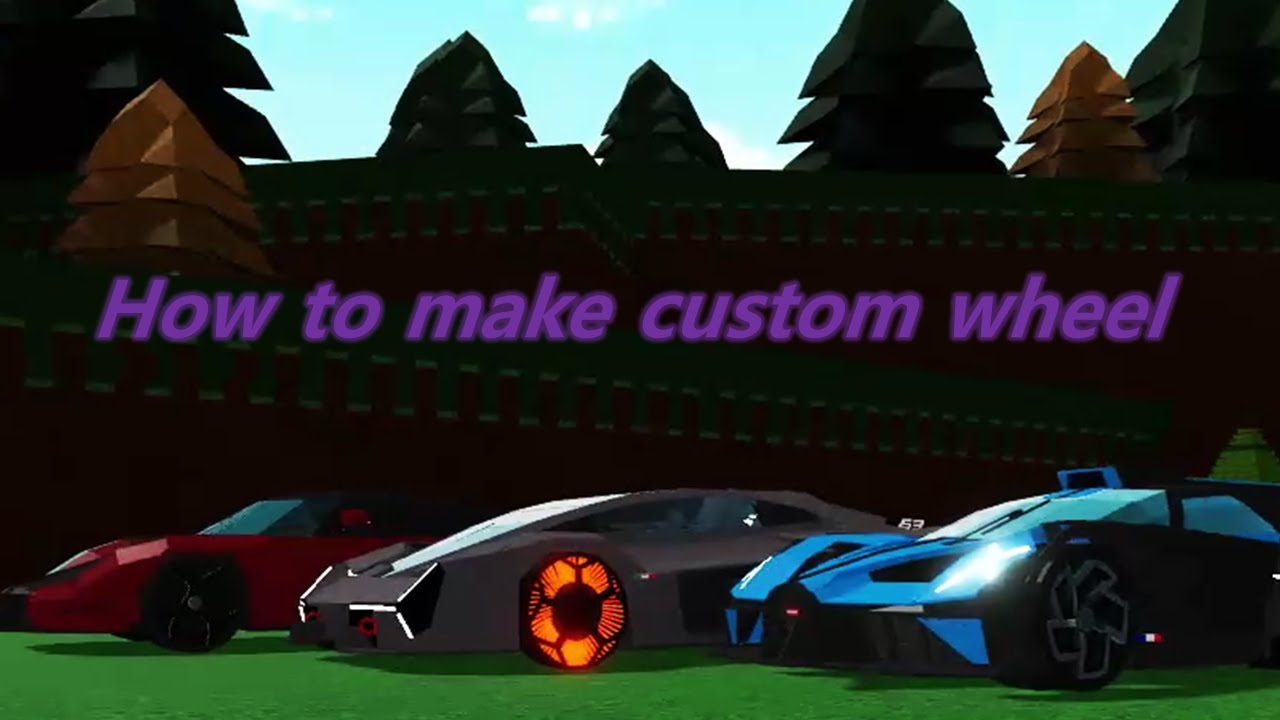 How to make custom wheel? [Roblox build a boat for treasure] 로블록스 배만들기 ...