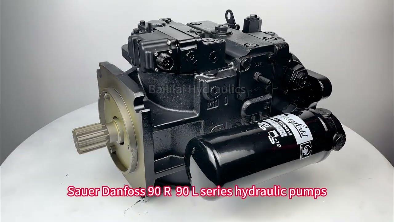 Sauer Danfoss 90R 90L series hydraulic pump - YouTube
