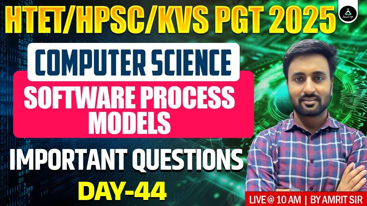 Software Process Models | HTET/HPSC & KVS PGT Computer Science 2025 ...