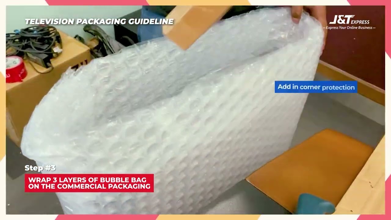 J&T Express - Television Packaging Guideline - YouTube