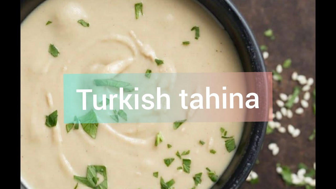 How to make Turkish tahina |Turkish special | lucky dream - YouTube