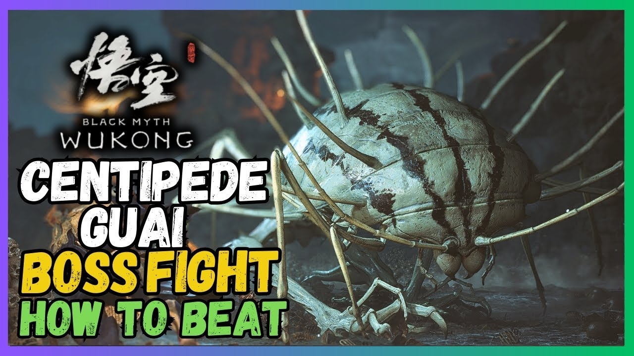Centipede Guai boss fight in Black Myth Wukong - YouTube