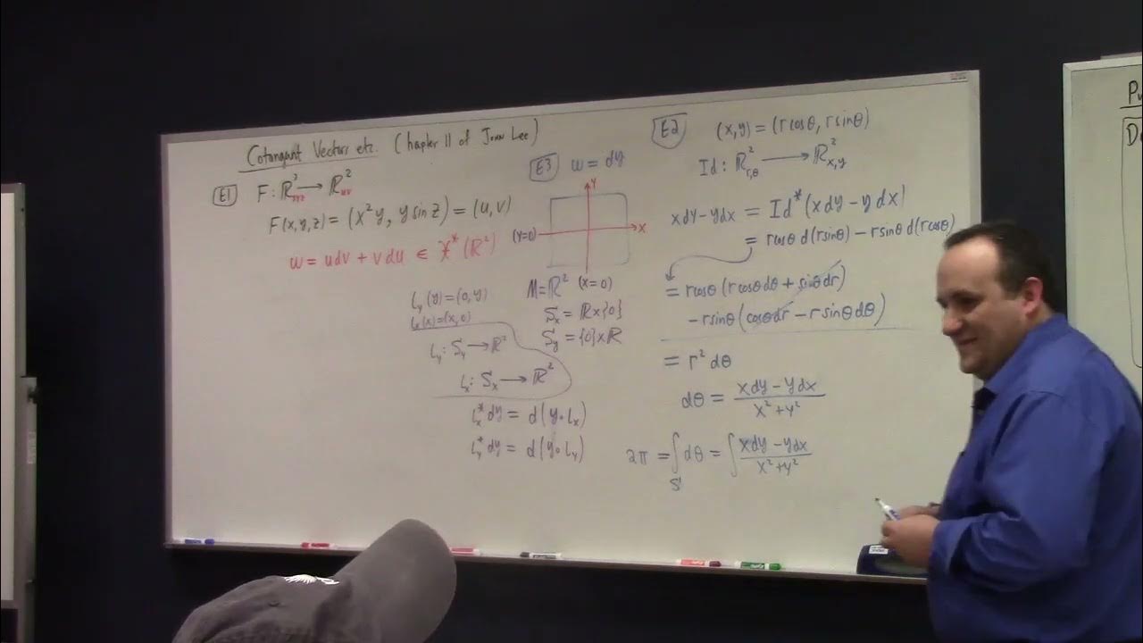 Manifolds: covector fields and the pullback, 3-5-24 part 2 - YouTube