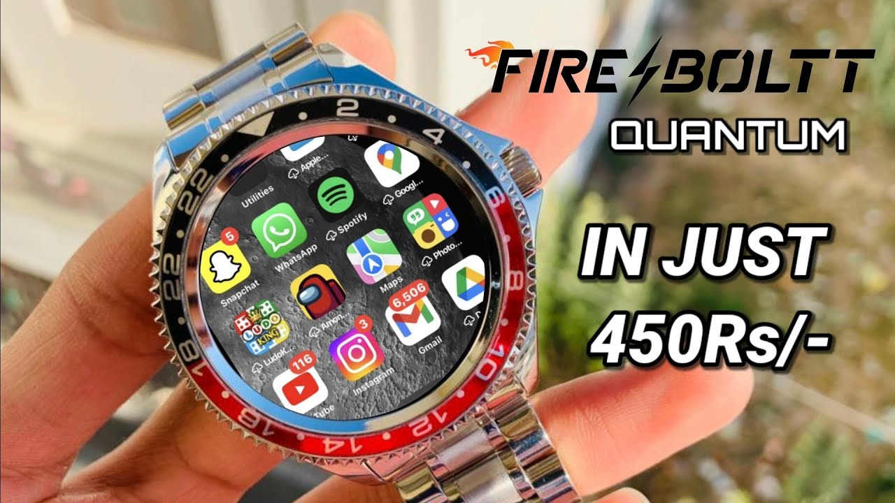 Fire⚡️boltt Quantum Smartwatch Unboxing & Review 😍 | Best Luxury Metal ...