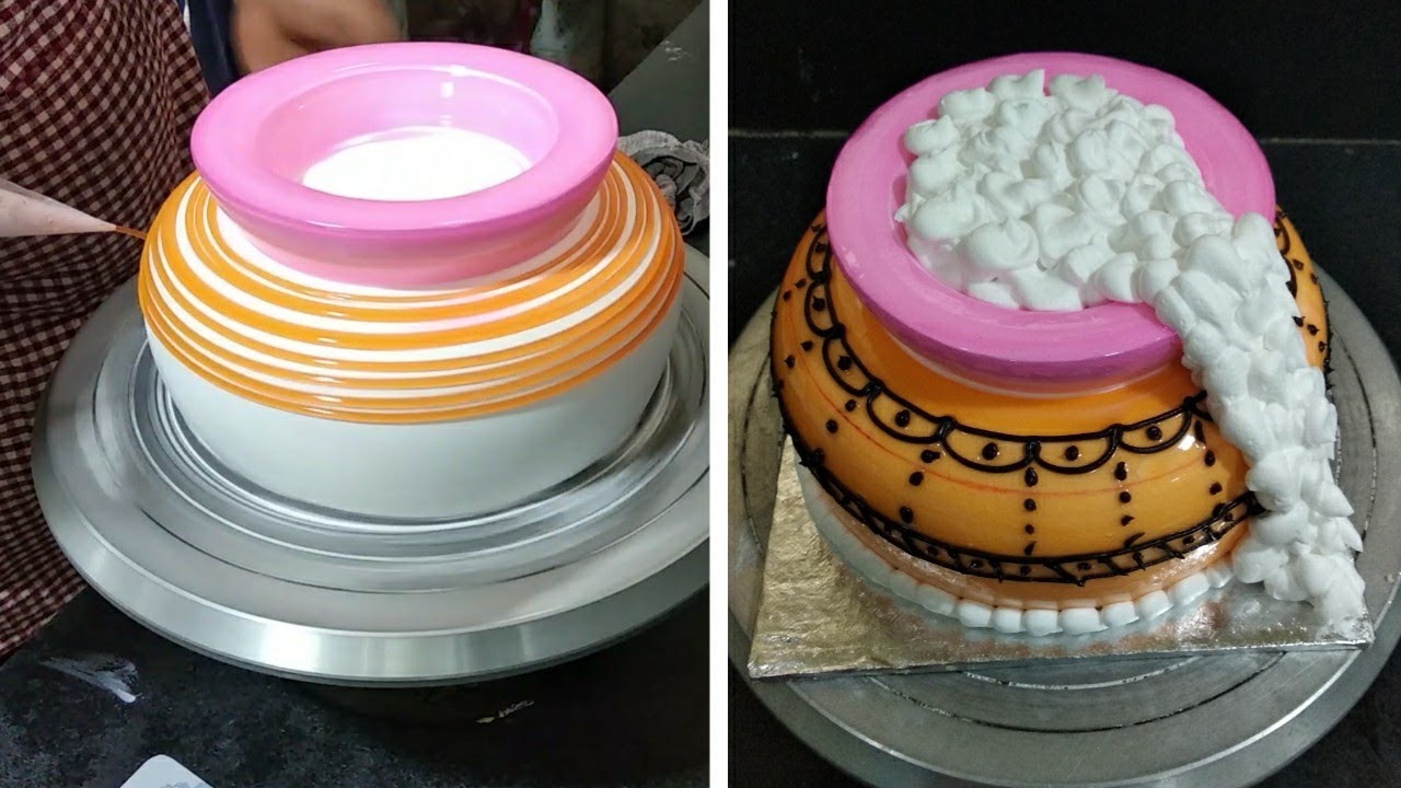 How To Make Kirshna Matka Cake Making By Sunil Cake Master Fancy Cake ...