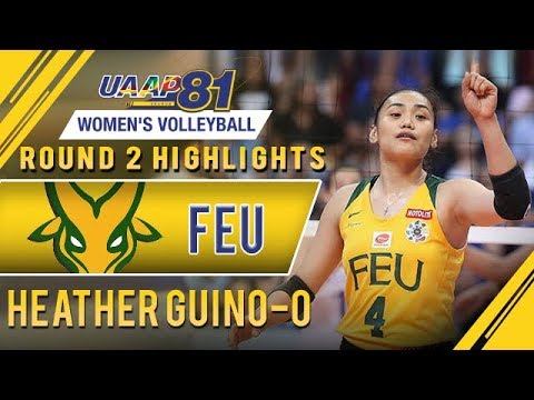 Best of Heather Guino-o | FEU | UAAP 81 WV Round 2 - YouTube