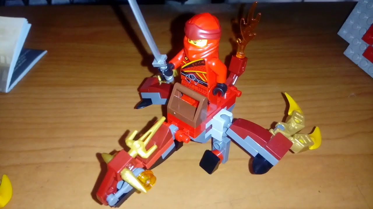 review y armado de lego ninjago 30535 vuelo en llamas en español - YouTube