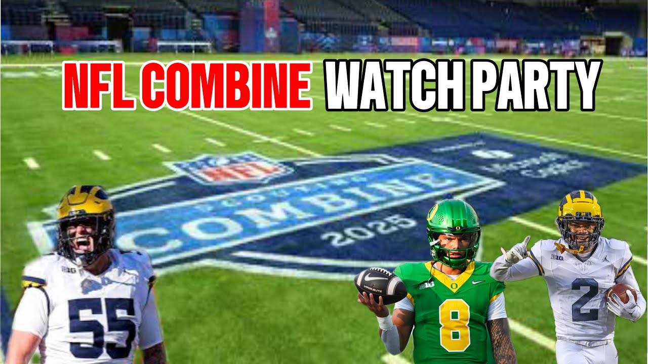 NFL Combine Watch Party Day 1 - YouTube