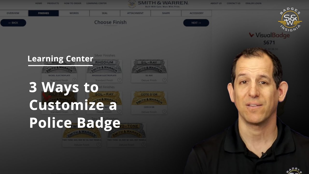 3 Ways to Customize a Police Badge - YouTube