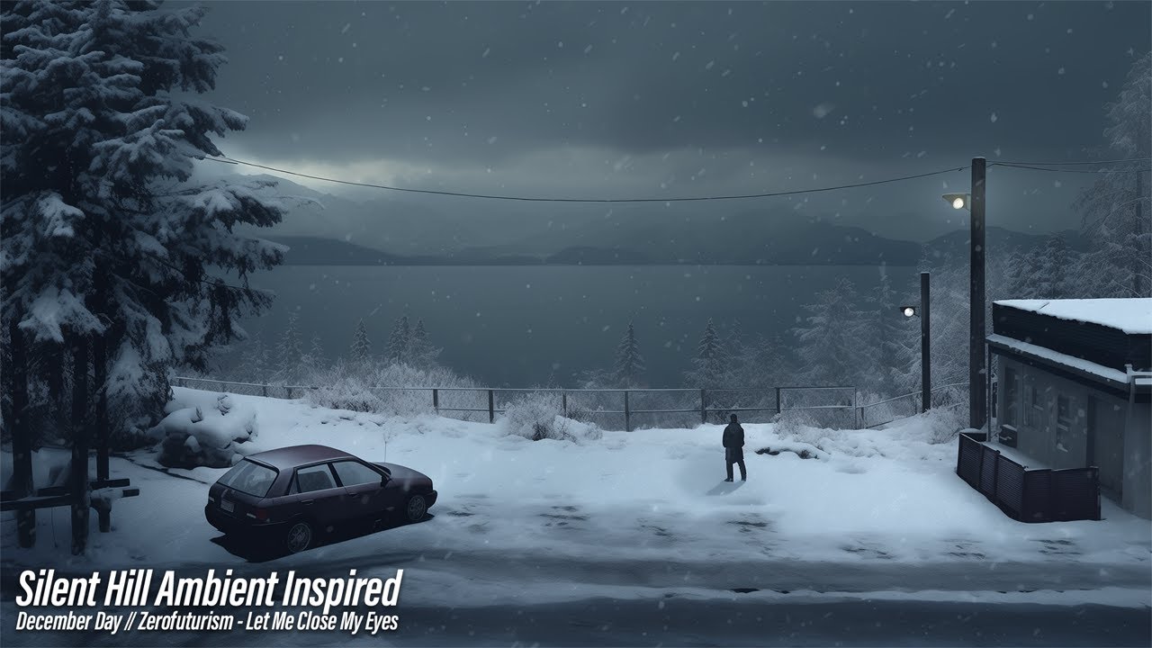 December Day | Silent Hill Ambience with Blizzard Sounds (3 Hour Silent ...