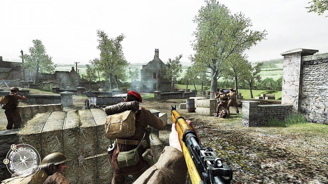 CAPTURING GERMAN FIELD HQ COD 2 | CALL OF DUTY 2 Part 13 Full Campaign ...