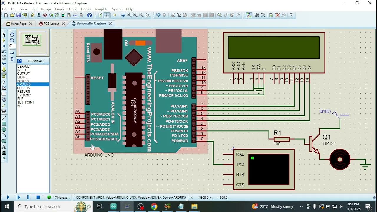Door Open by Password with Arduino in Proteus#shortvideo #shortsvideo #arduino #shortsviral # ...