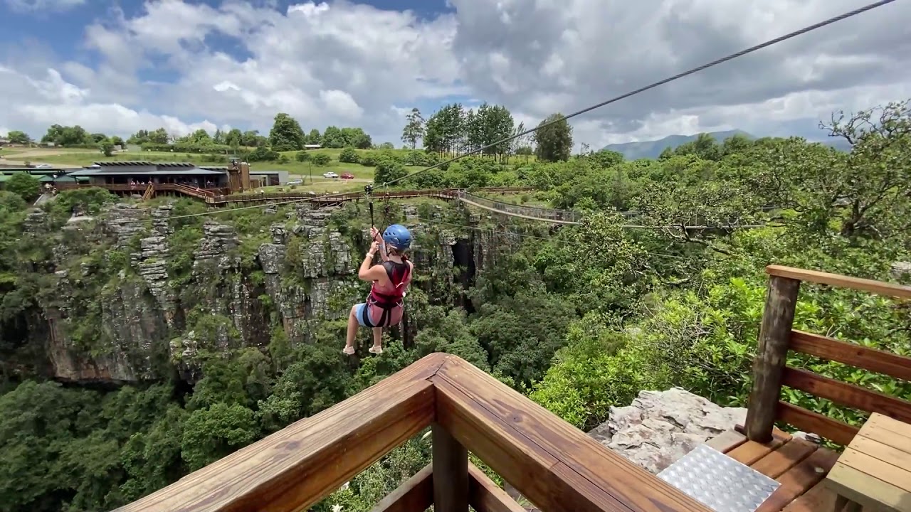 Graskop Gorge Lift Company - Zipline - YouTube