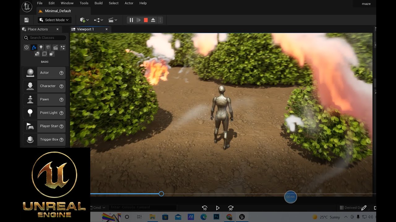 Unreal Engine 5 Chinese tutorial: Maze game4(end). 初学者虚幻5中文教程迷宫游戏4（完 ...