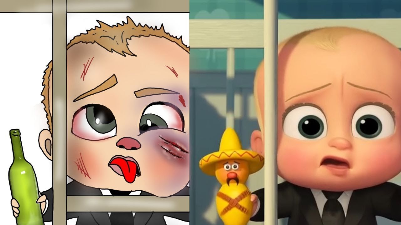 The Boss Baby | Funny Drawing Meme | Baby Vomit Fountain | Cute Funny ...