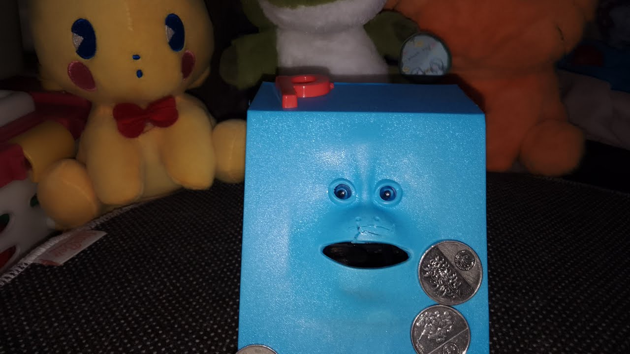 creepy face bank toy 😲 - YouTube