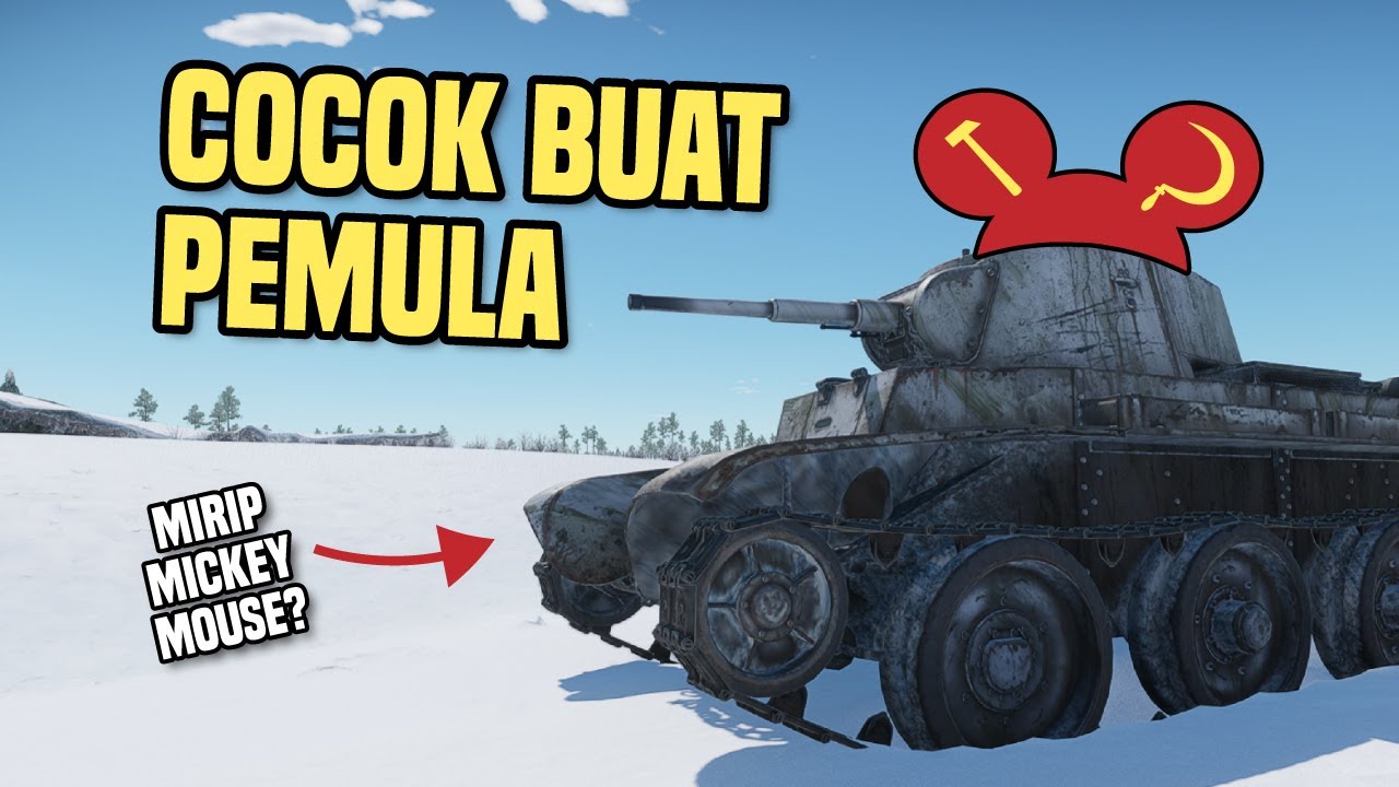 Mencoba Tank MICKEY MOUSE dari Soviet | BT-7 Gameplay War Thunder - YouTube