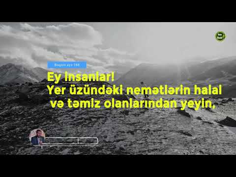 Qurani-Kərim Bəqara, ayə 168 Hacı Ruslan