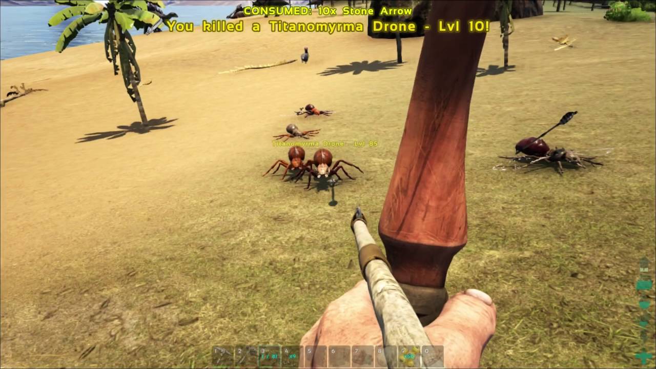 Bow vs Bugs - Ark Survival Evolved - YouTube
