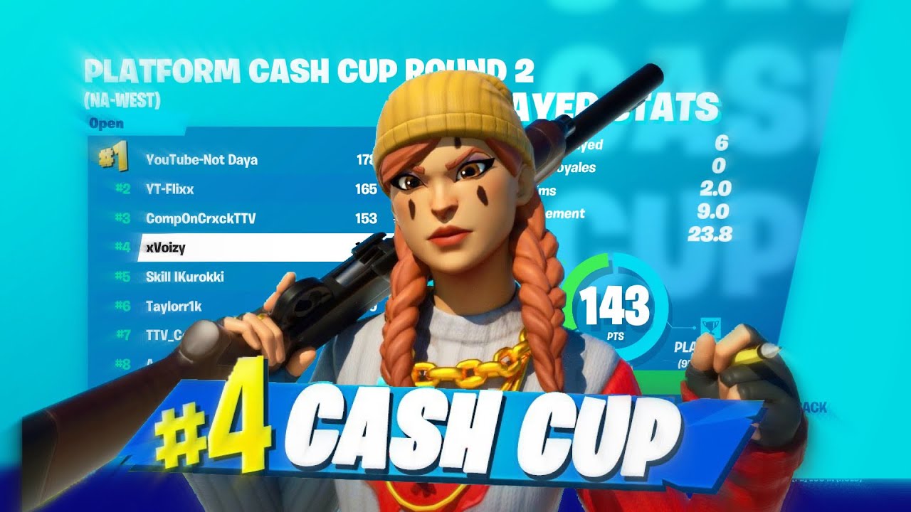 How I Got 4th In The Solo Platform Cash Cup On CONSOLE ($600) - YouTube