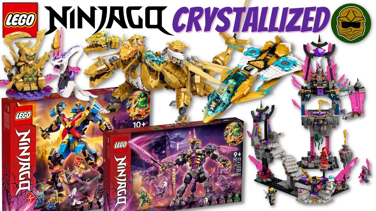 FULL THOUGHTS: LEGO Ninjago Crystallized Sets! Golden Ultra Dragon ...