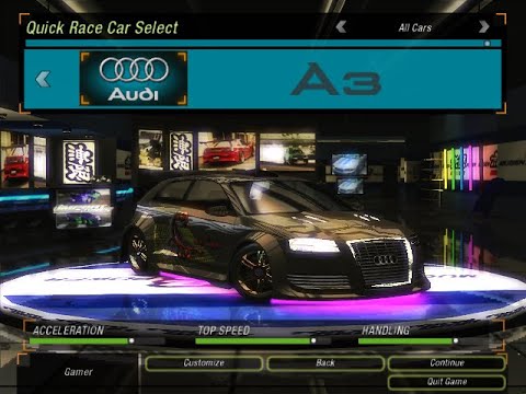 NFS Underground 2 Audi A3 Customization | Gameplay 87 - YouTube