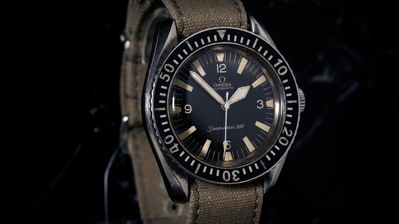 Rare Omega Seamaster 300 British Military W10 Diver with Archives - YouTube