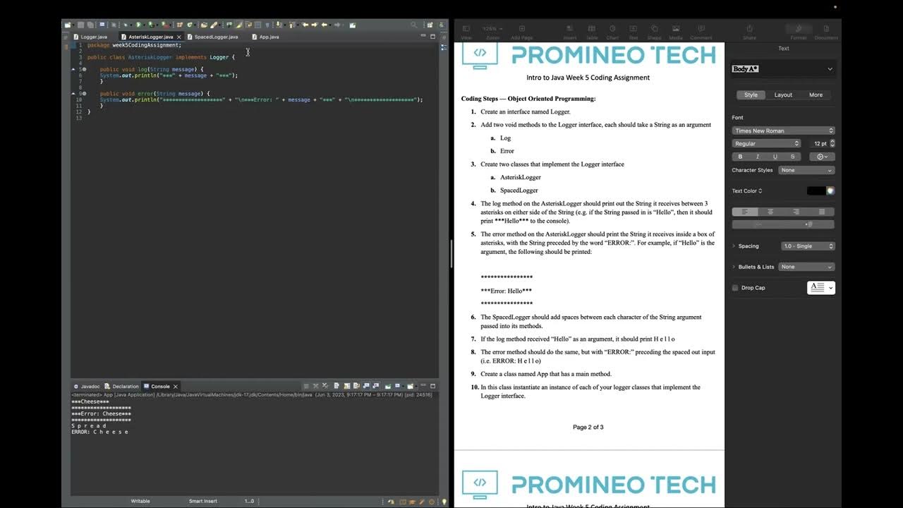 Week 5 Coding Assignment - YouTube