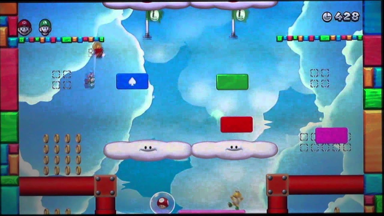 New Super Mario Bros. U Coin Battle Mode [Boost Mode] - Level 8 - YouTube