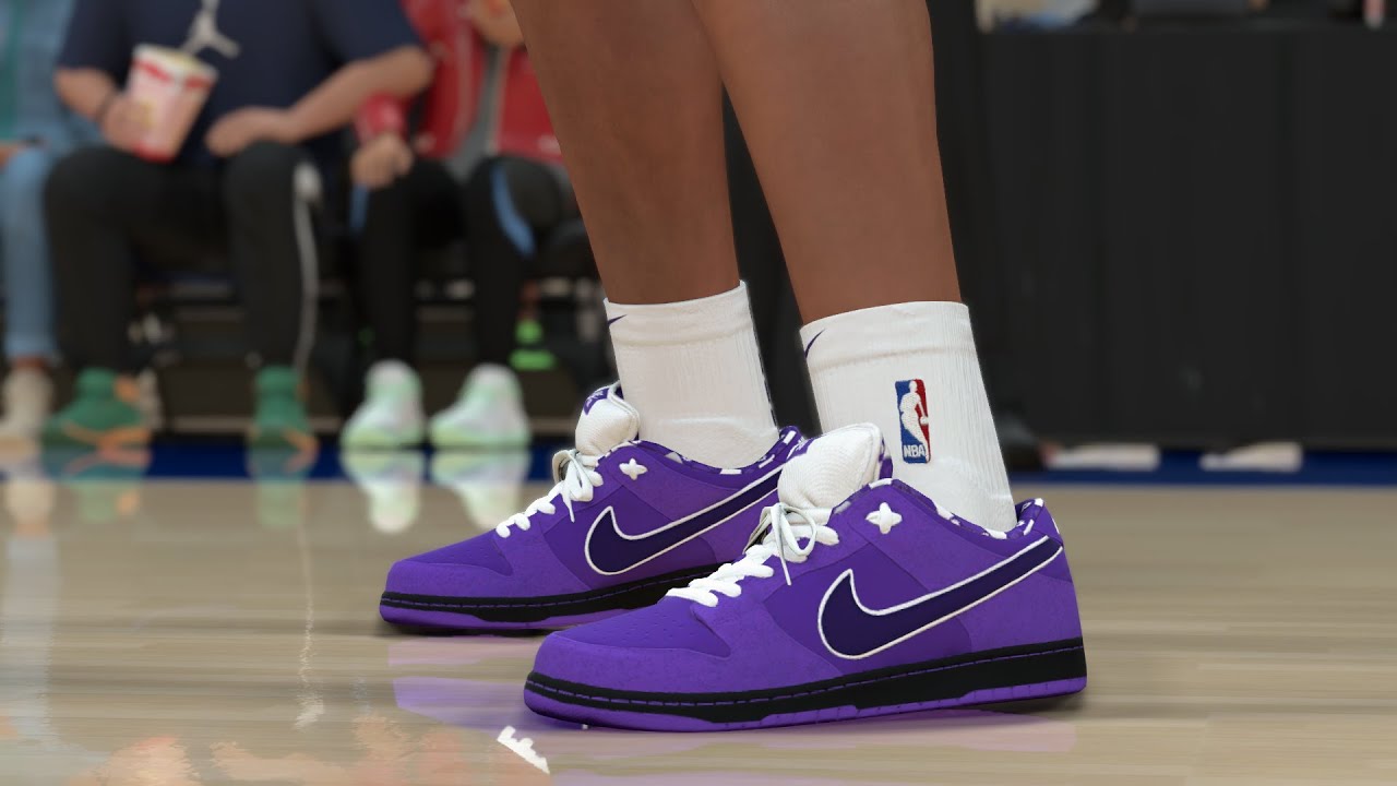 NBA 2K26 Shoe Creator - Nike Dunk Low "Purple Lobster" - YouTube