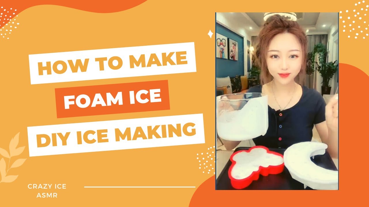 HOW TO MAKE FOAM ICE DIY - YouTube