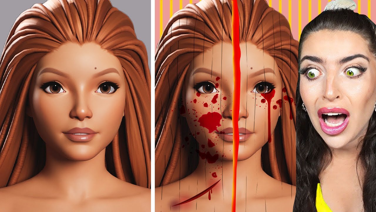 CRAZIEST Little Mermaid Transformations EVER!? (BYE PRINCESS ARIEL ...