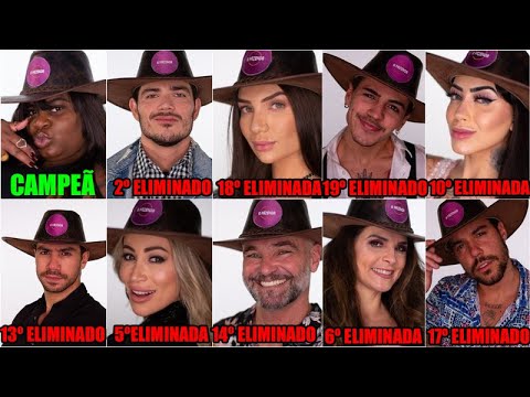 A FAZENDA 12 | TODAS AS ELIMINAÇÕES + GRANDE FINAL
