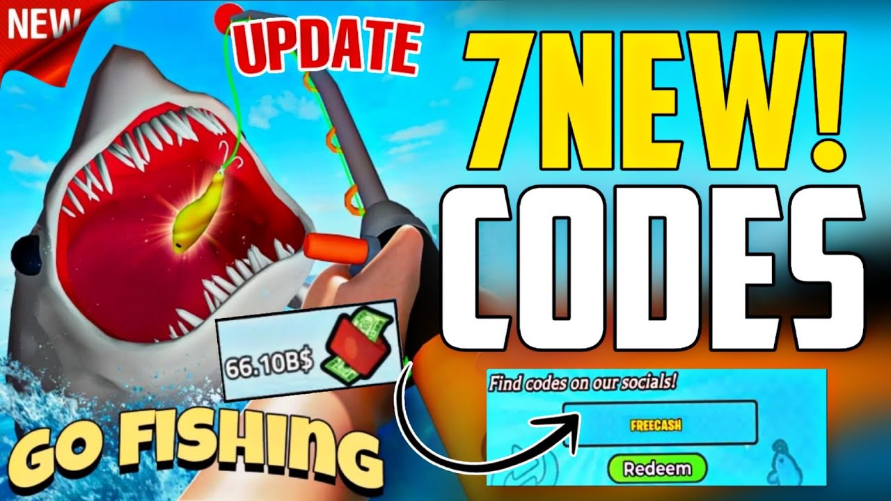 ⚠️NEW UPDATE ⚠️ ALL WORKING ROBLOX GO FISHING CODES 2025! GO FISHING ...
