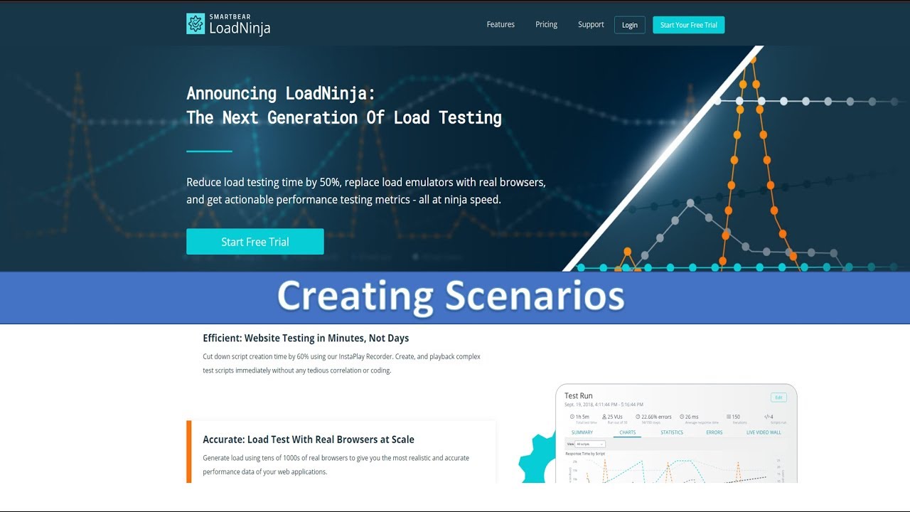 Configuring Scenarios in LoadNinja - YouTube