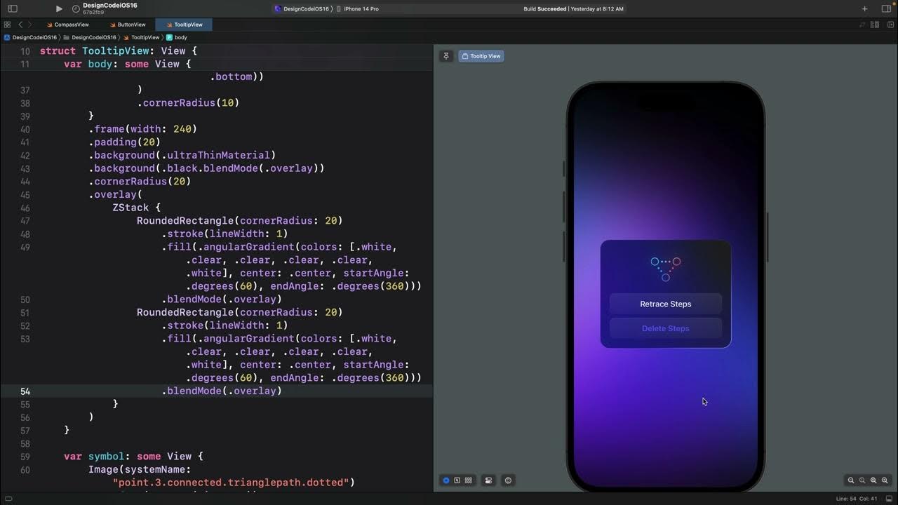 [iOS 16] 35 Tooltip Glow Animation - YouTube