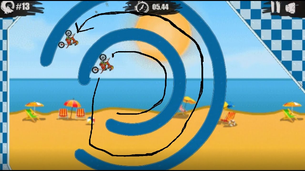 Moto X3M 5 Pool Party (level 13) - YouTube