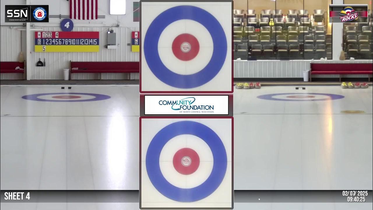 Curling Stadium Wausau Sheet 4 02-07-25 - YouTube