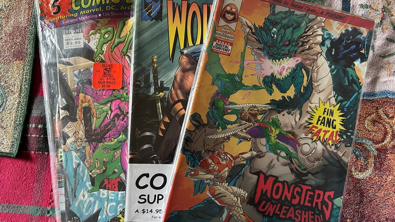 Unbagging Ollie’s Comics from Florida many haven’t Seen Comics Please ...