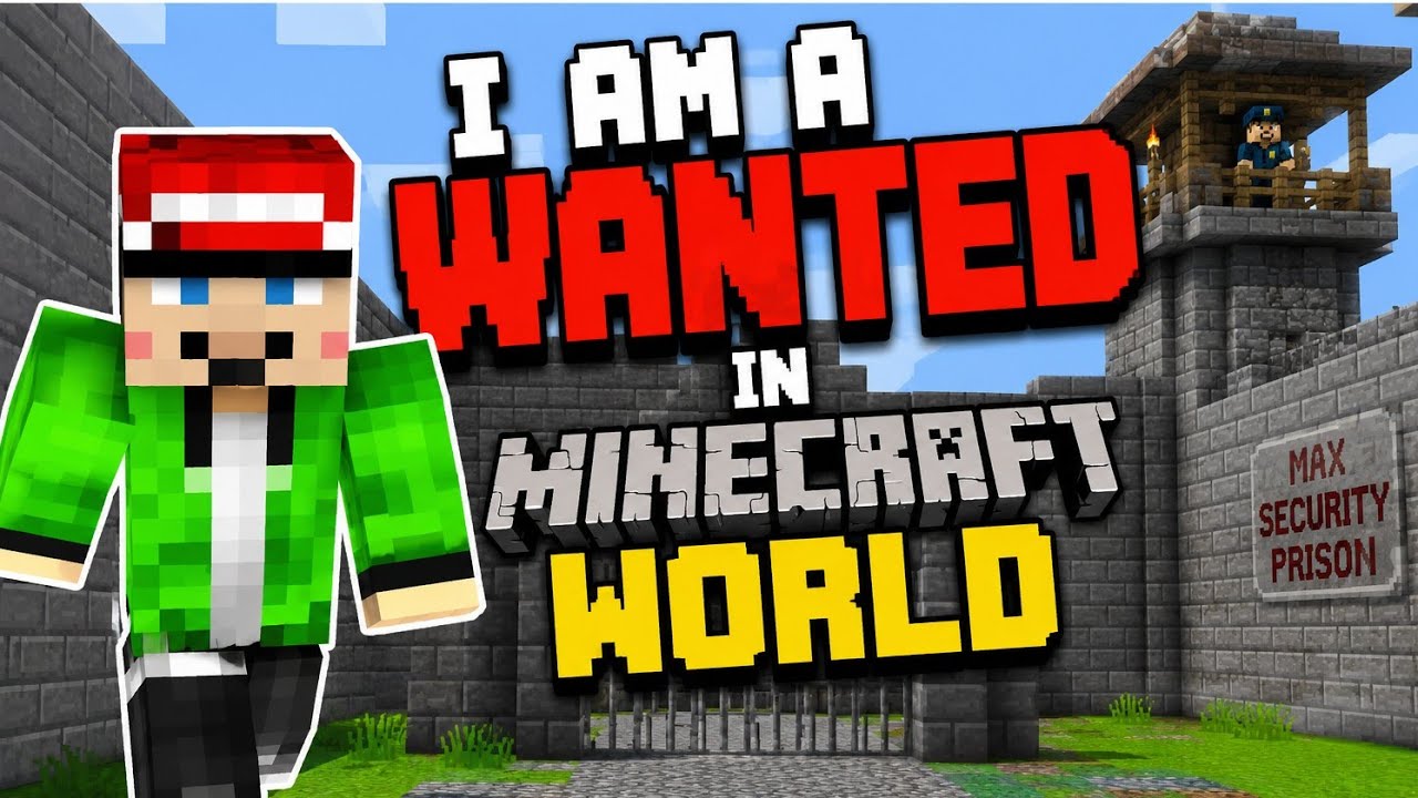 I AM A WANTED IN MINECRAFT WORLD // MINECRAFT// GAMING WITH RG # ...