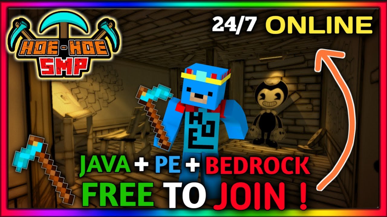 Minecraft Public SMP - Free to Join ! | Hoe Hoe SMP, S3 | JAVA + PE SMP ...